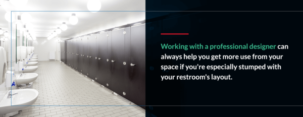 Commercial Restroom Design Guide - One Point Partitions