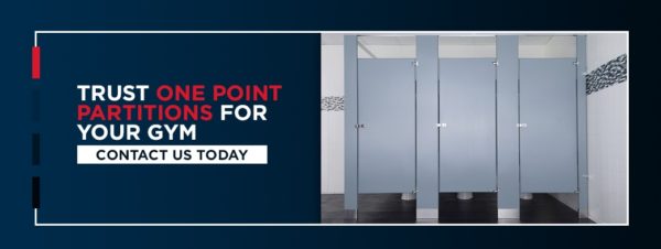 Bathroom Partitions for Gyms | One Point Partitions