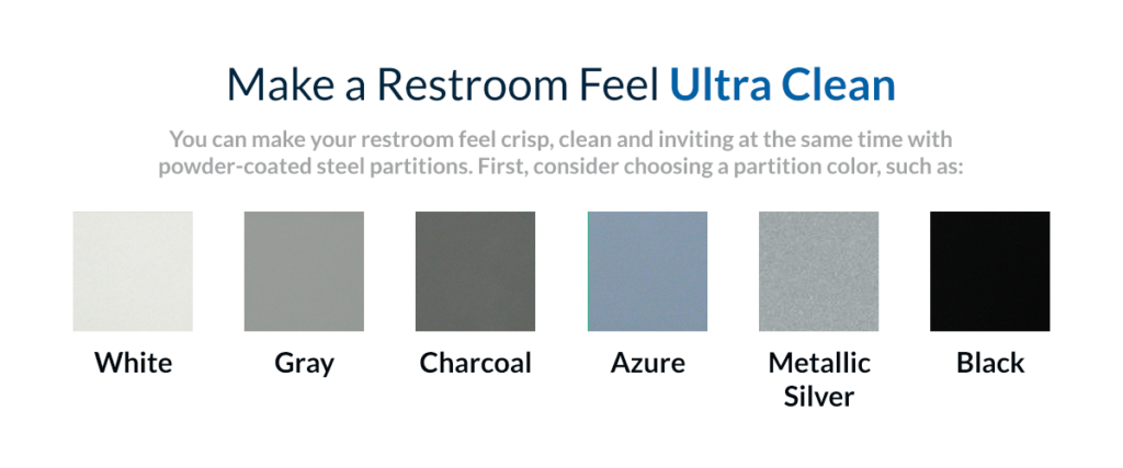 Chapter 2: Powder-Coated Steel Partitions - One Point Partitions